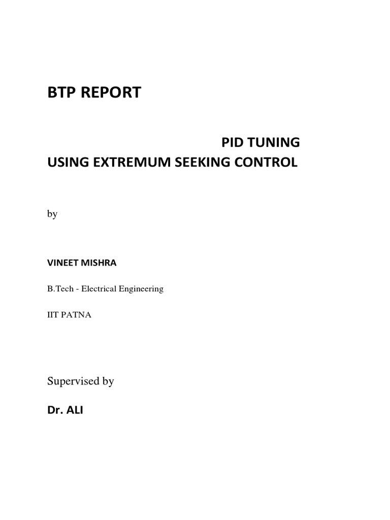 BTP Report PDF | PDF | Maxima And Minima | Loss Function