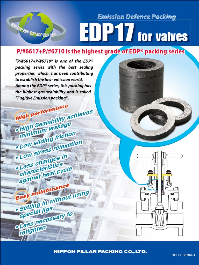For Valves: P/#6617+P/#6710 Is The Highest Grade of EDP® Packing Series ...