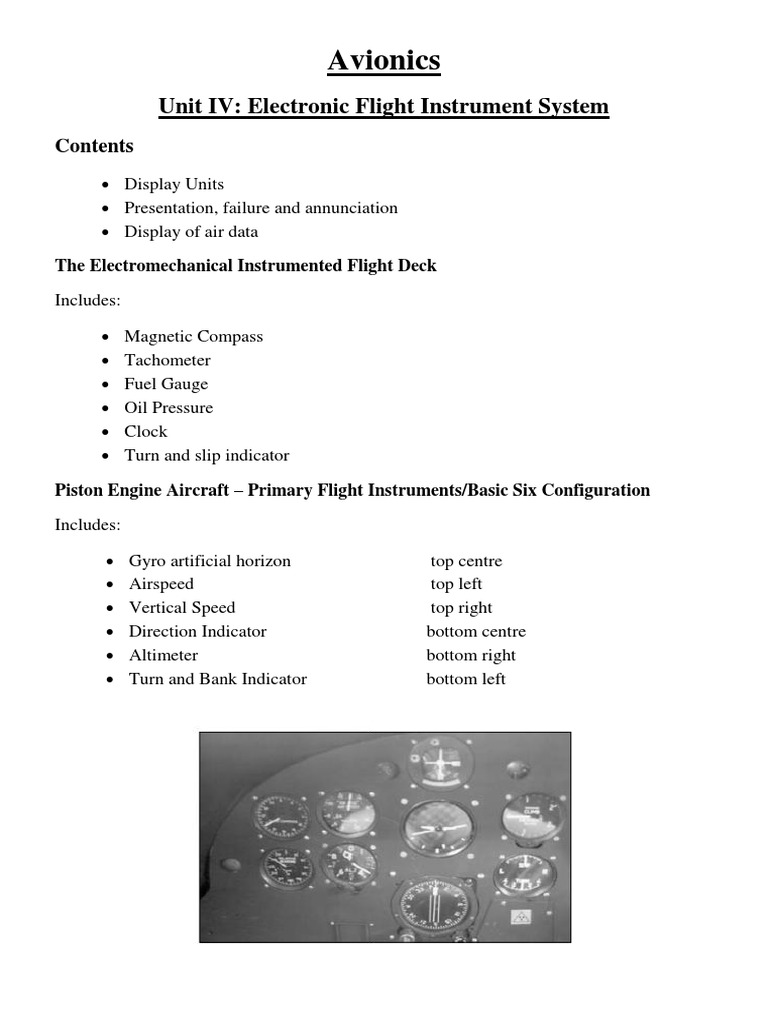 Avionics Unit 4 PDF | PDF | Aviation | Aerospace Engineering