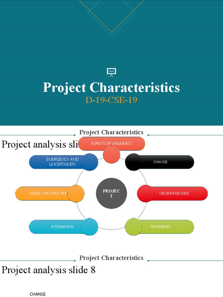Project Characteristics | PDF | Goal | Business