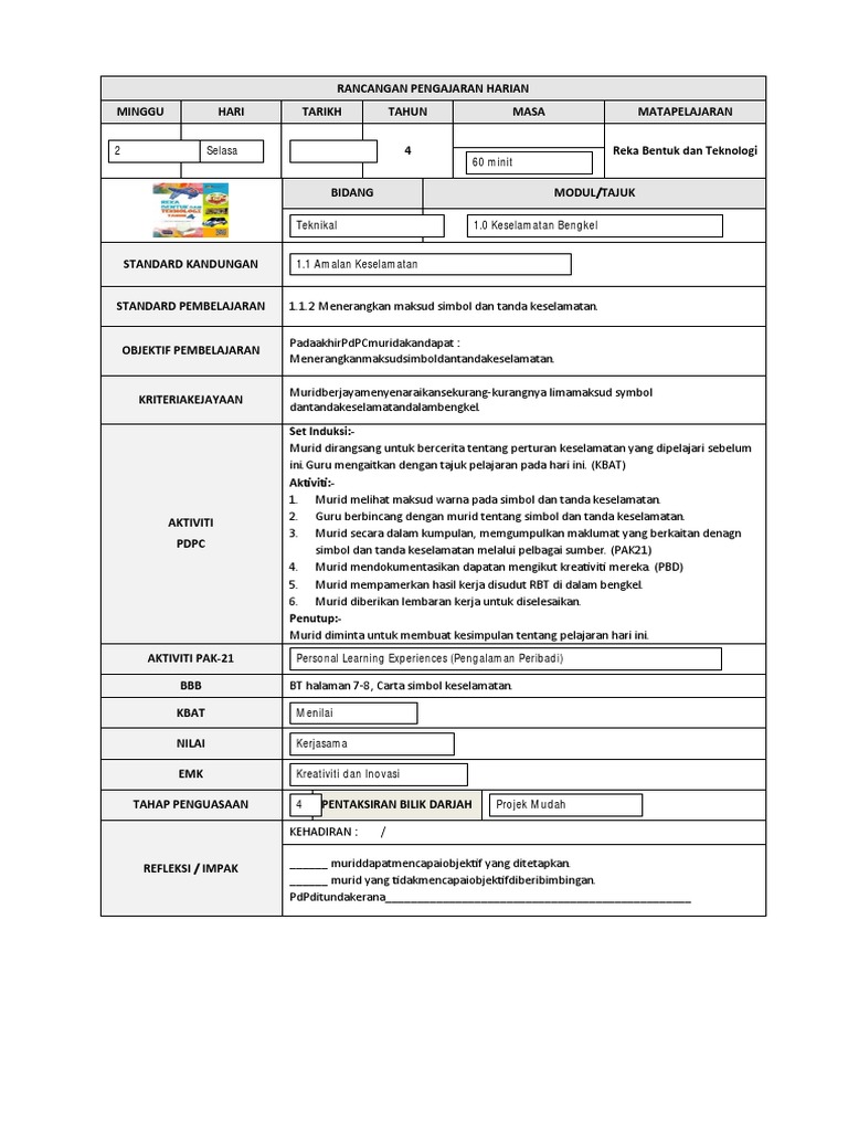 RPH2 Kslmtan Bngkel | PDF