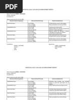 SOD and EOD Template 2022 | PDF