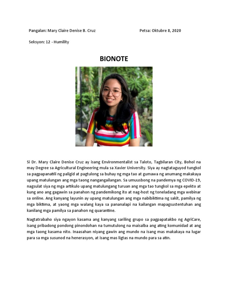 BIONOTE | PDF