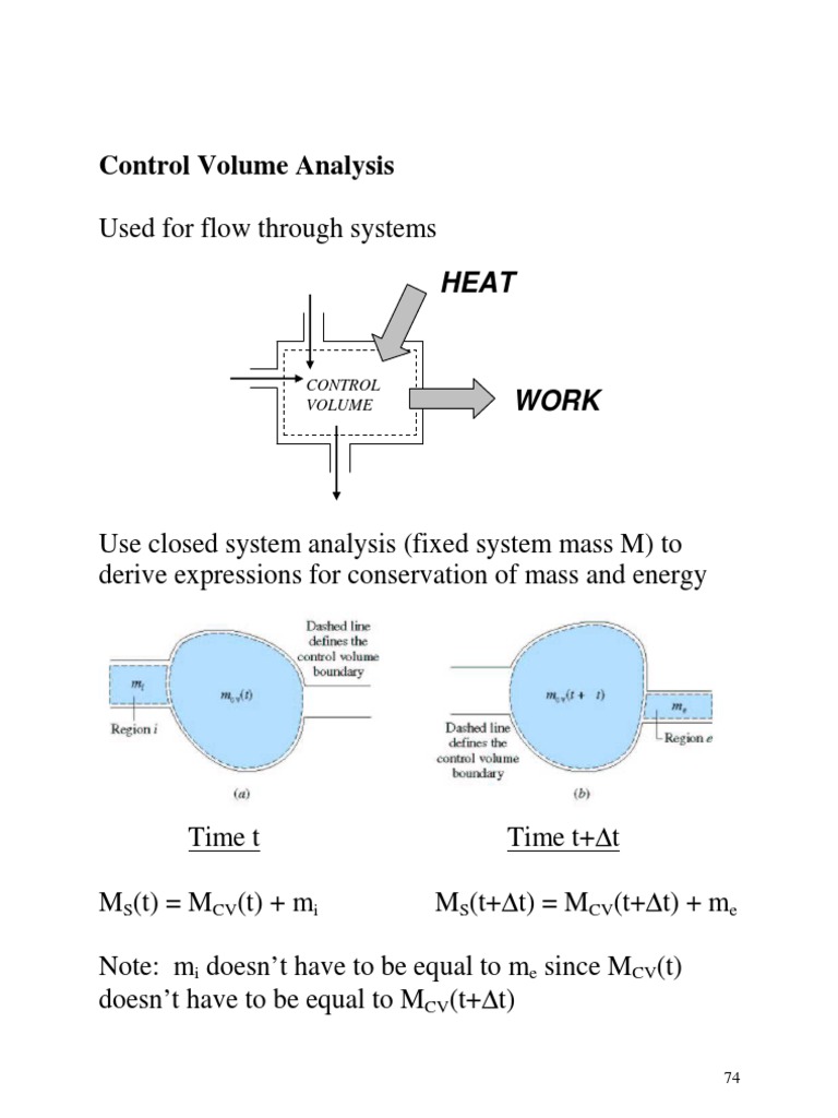 Control Volume Analysis | PDF | Continuum Mechanics | Physical Sciences