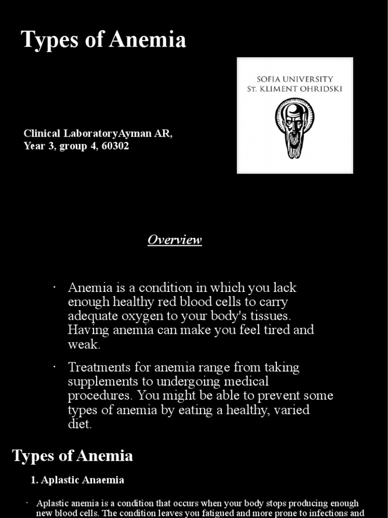 Anemia PPT - Key | PDF | Anemia | Blood