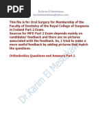 MFD Part 2 RCSI Past Questions With Answers by Lubna Almuzian | PDF ...