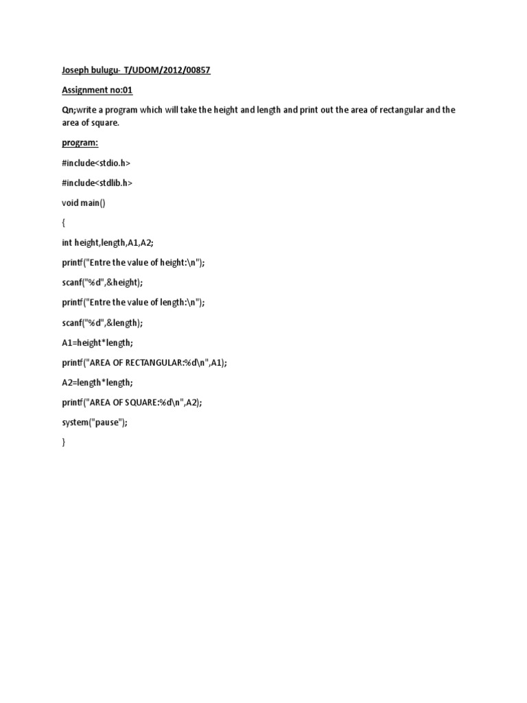 C++ Assignments | PDF | Computer Programming | Computer Libraries