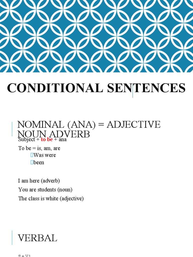 Conditional Sentences | PDF | Adverb | Adjective