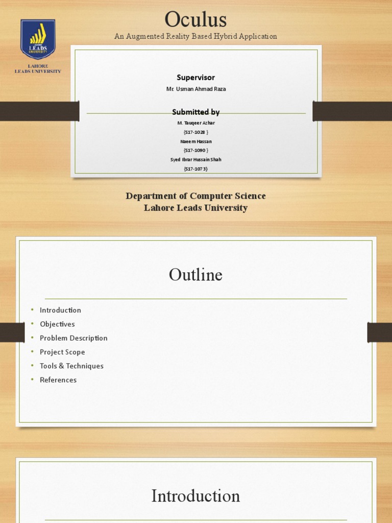 FYP Proposal Defense Template | PDF