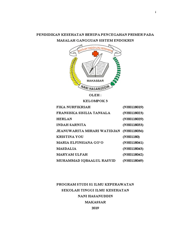 KMB 2 (Sap Sistem Endokrin) | PDF | Kesehatan Holistik