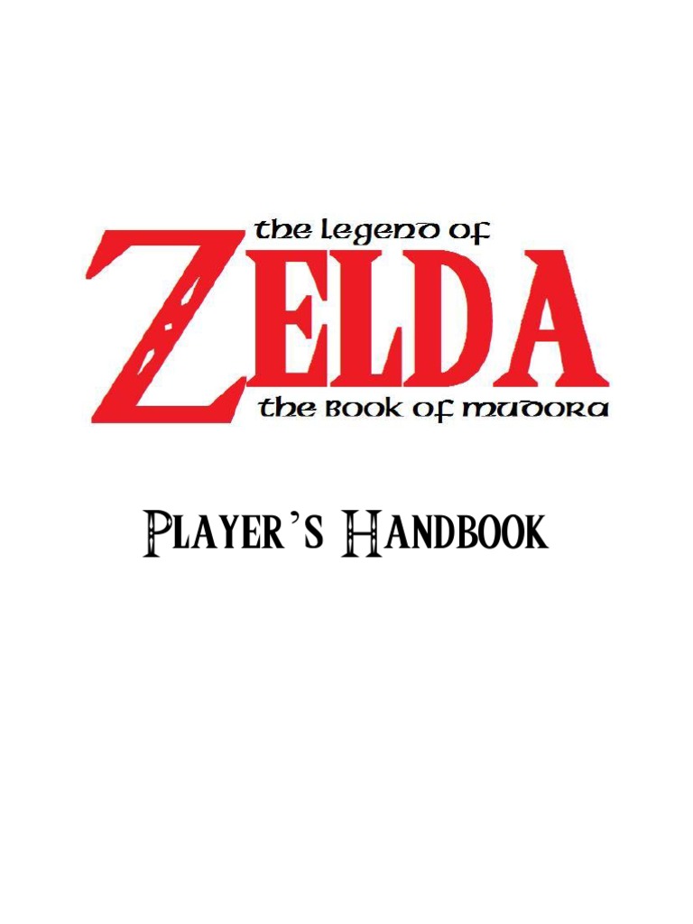 Legend of Zelda The Book of Mudora Players Handbook | PDF | Dungeons ...