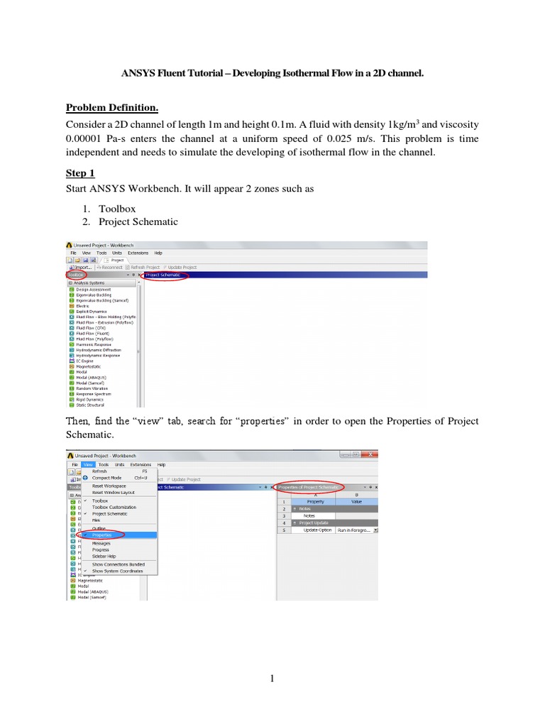 ANSYS Fluent Isothermal Flow Tutorial | PDF | Button (Computing) | Fluid Dynamics