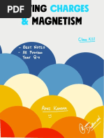 Electromag Cheat Sheet | PDF | Magnetic Field | Electric Field