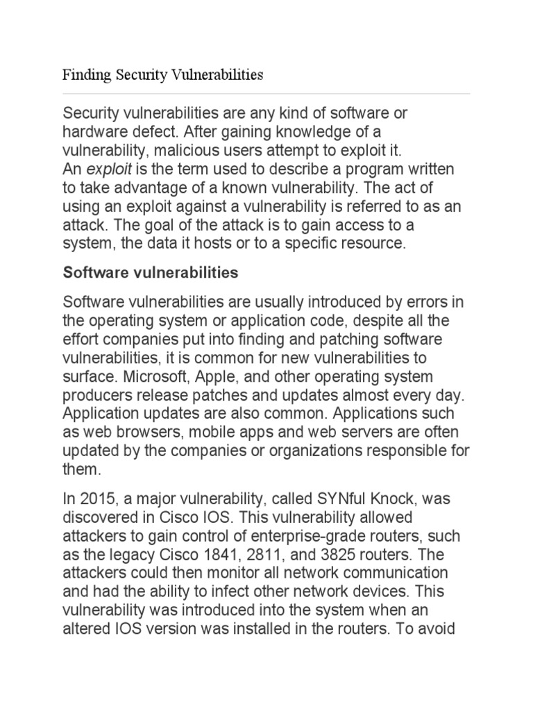 Finding Security Vulnerabilities | PDF | Spyware | Password