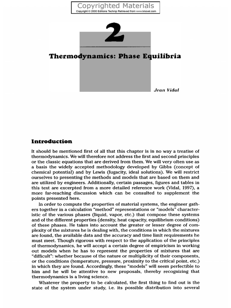 Technip Separations PDF | PDF | Phase (Matter) | Phase Rule
