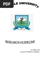 HU Research Proposal, Thesis and Dissertation Writting MANNUAL | PDF ...