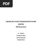 Bus-Reservation - System - Srs Report | PDF | Graphical User Interfaces | Information Technology