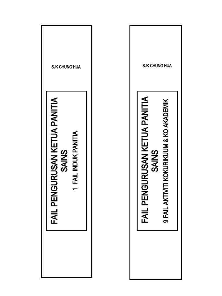 Tulang Fail Panitia | PDF