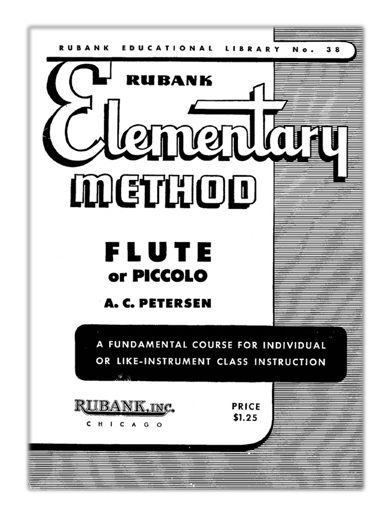 Flute Rubank Ejemental PDF | PDF