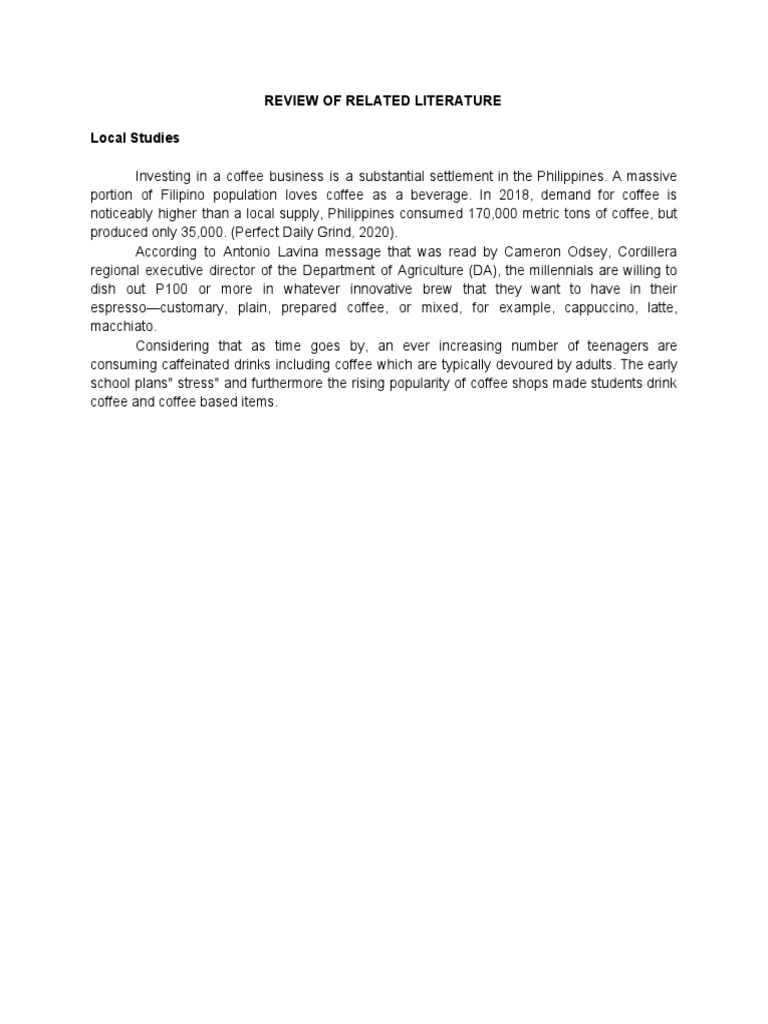 Review of Related Literature Local Studies | PDF