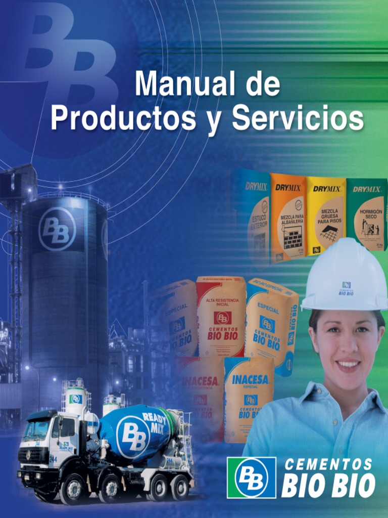 Manual de Productos Cementos Bío Bío | PDF | Hormigón | Cemento