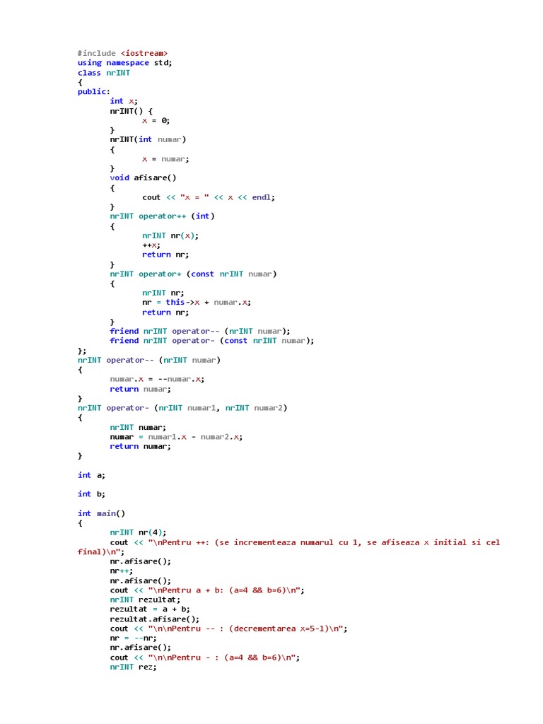 Nrint: Using Namespace Class Public Int | PDF | Teaching Methods & Materials