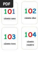 Números del 300 al 399 en letras | PDF