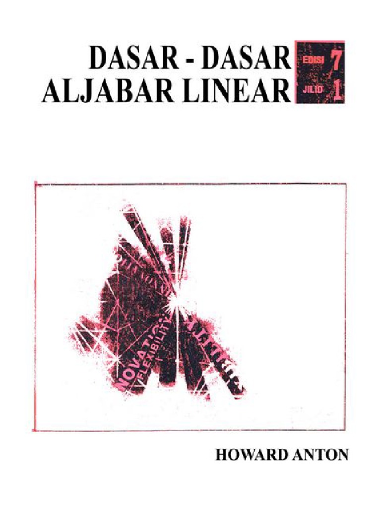 Howard Anton Dasar Dasar Aljabar Linear PDF | PDF