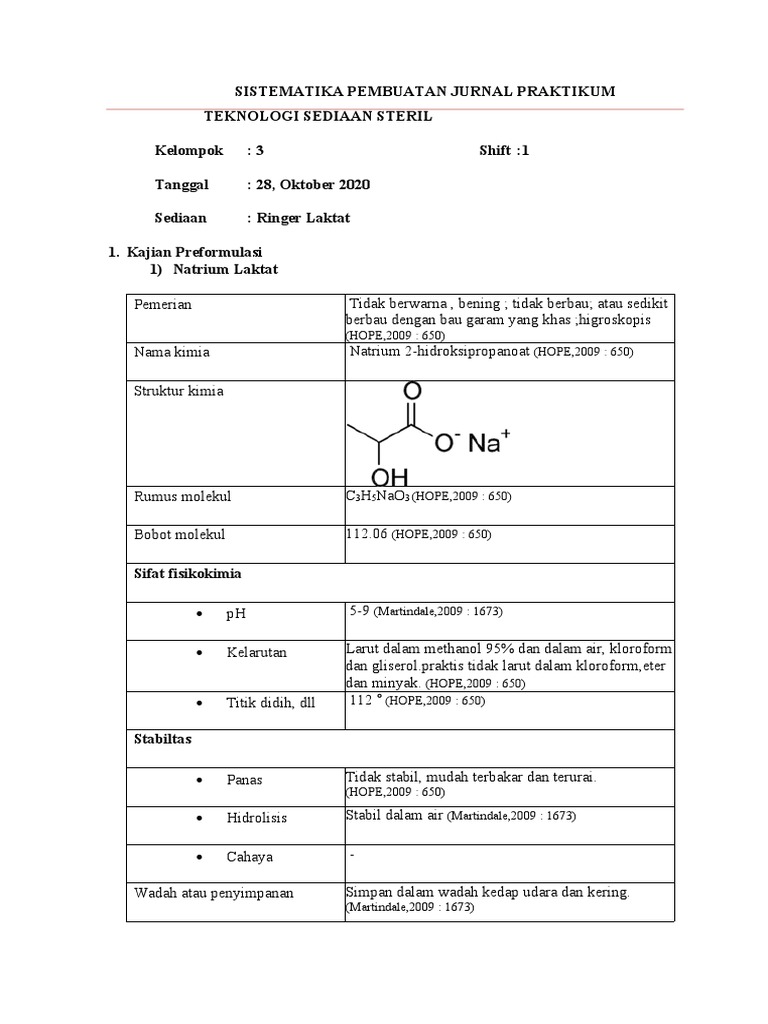 [JUDUL]: SISTEMATIKA PEMBUATAN JURNAL PRAKTIKUM TEKNOLOGI SEDIAAN ...