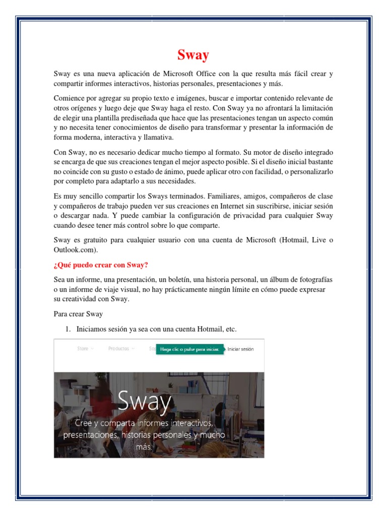 Sway PDF | PDF