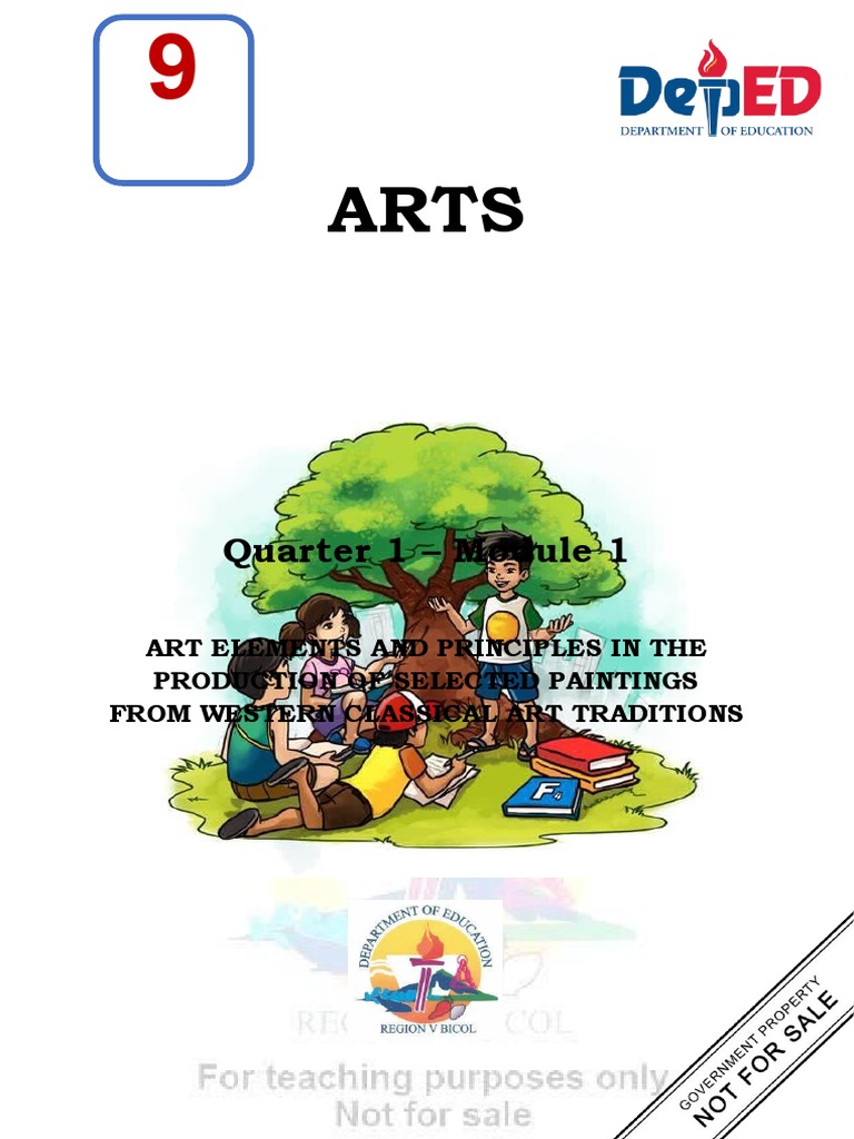 Ag9 Q1 Module 1 Arts | PDF | Mosaic | Paintings