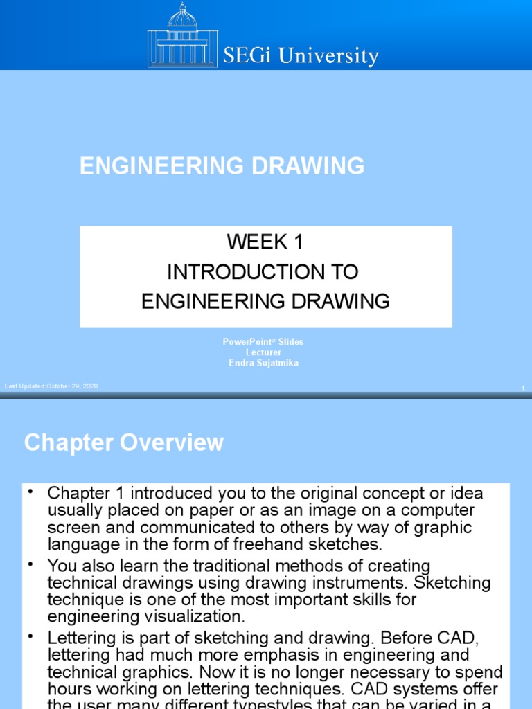Introduction Engineering Drawing | PDF | Technical Drawing | Drawing