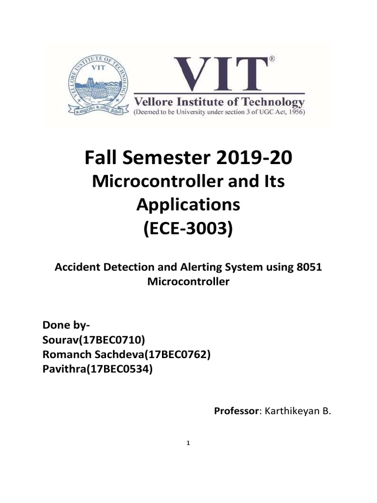 Project Report | PDF | Arduino | Microcontroller