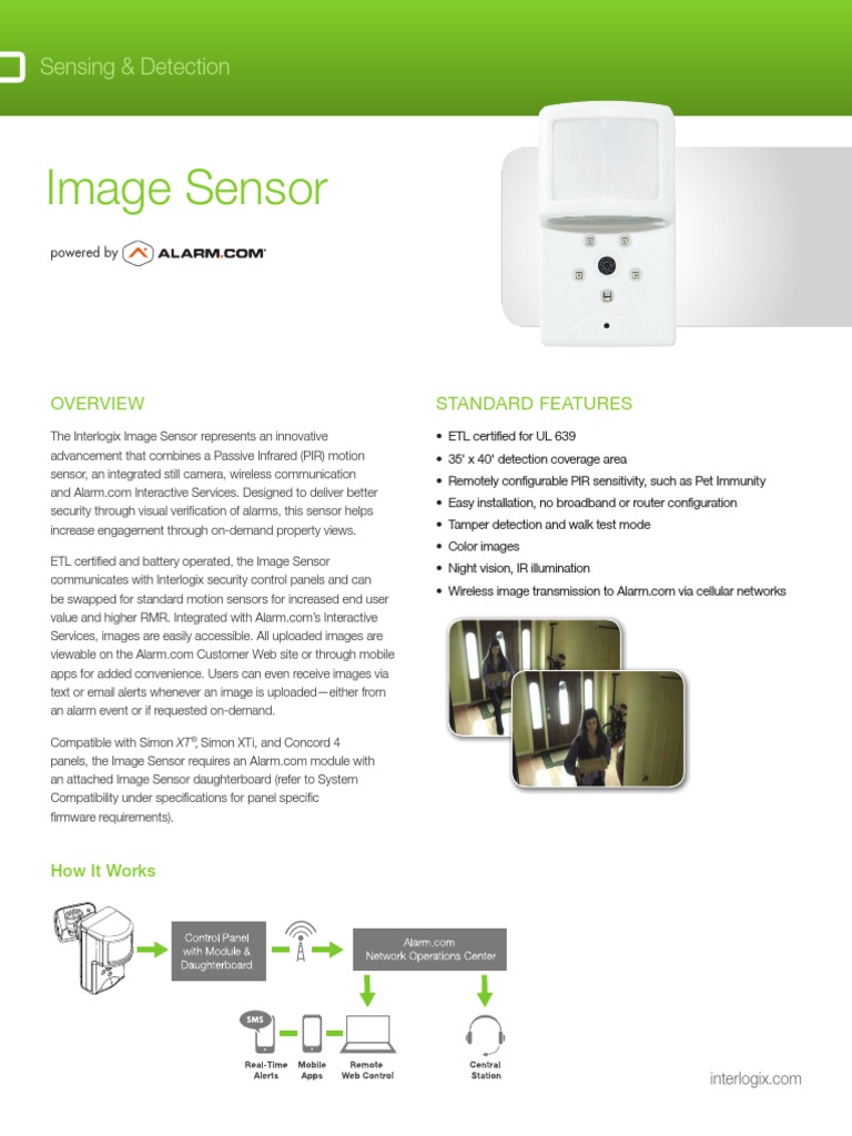Interlogix - Alarm - Image Sensor - Data PDF | PDF | Electronics ...