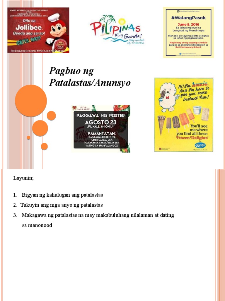 Pagbuo NG Patalastas | PDF