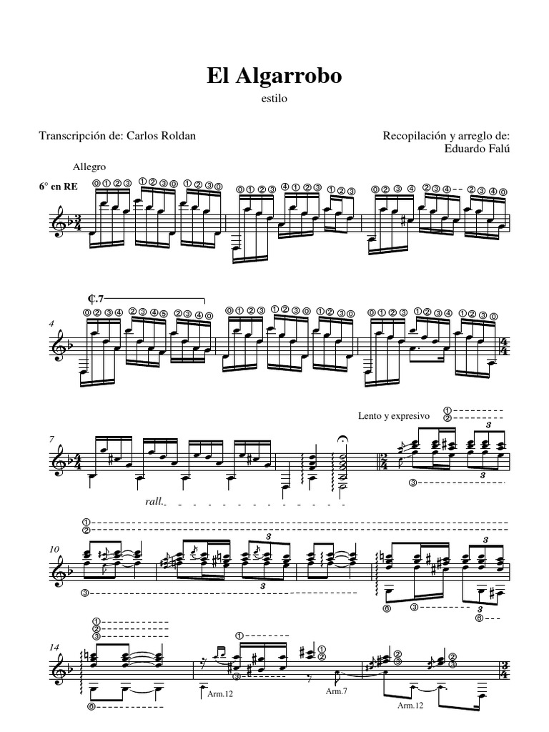El Algarrobo PDF | PDF