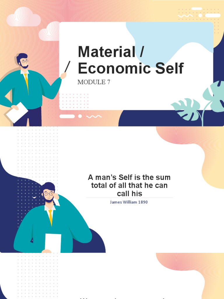 M7 Material or Economic Self | PDF | Financial Literacy | Consumerism