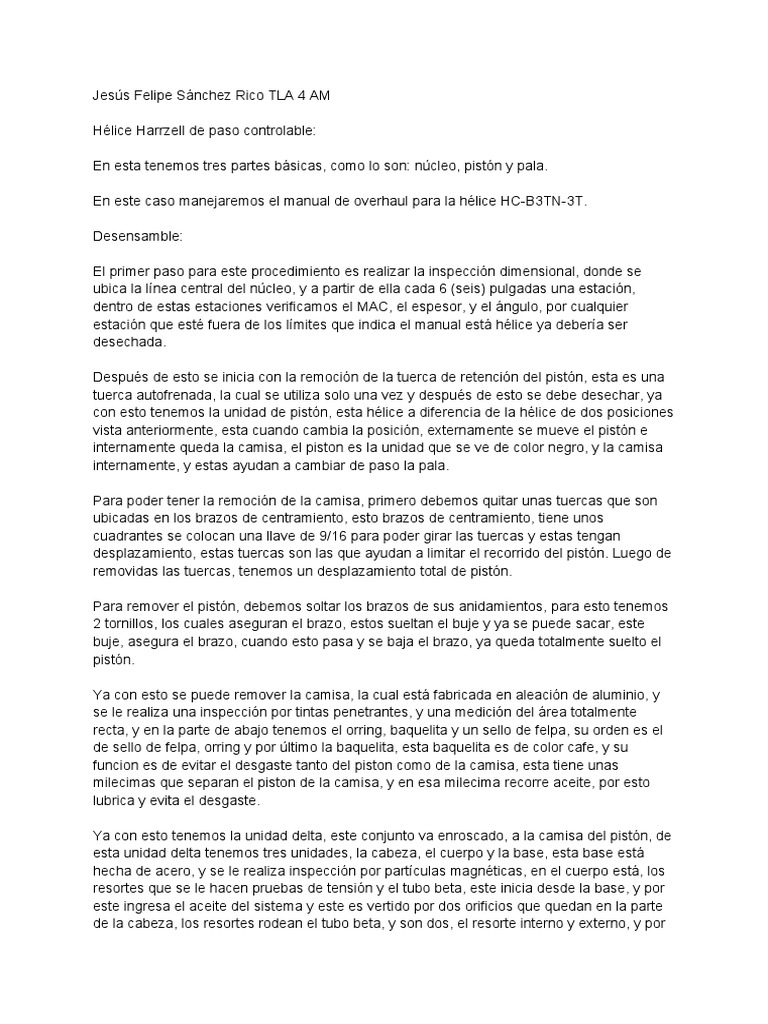 Jesus Felipe Sanchez Rico - Practica Helice Hartzell de Paso ...