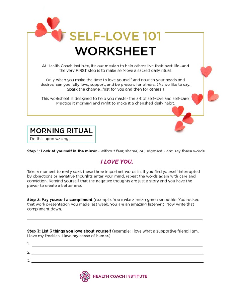 Self-Love 101: Daily Ritual | PDF