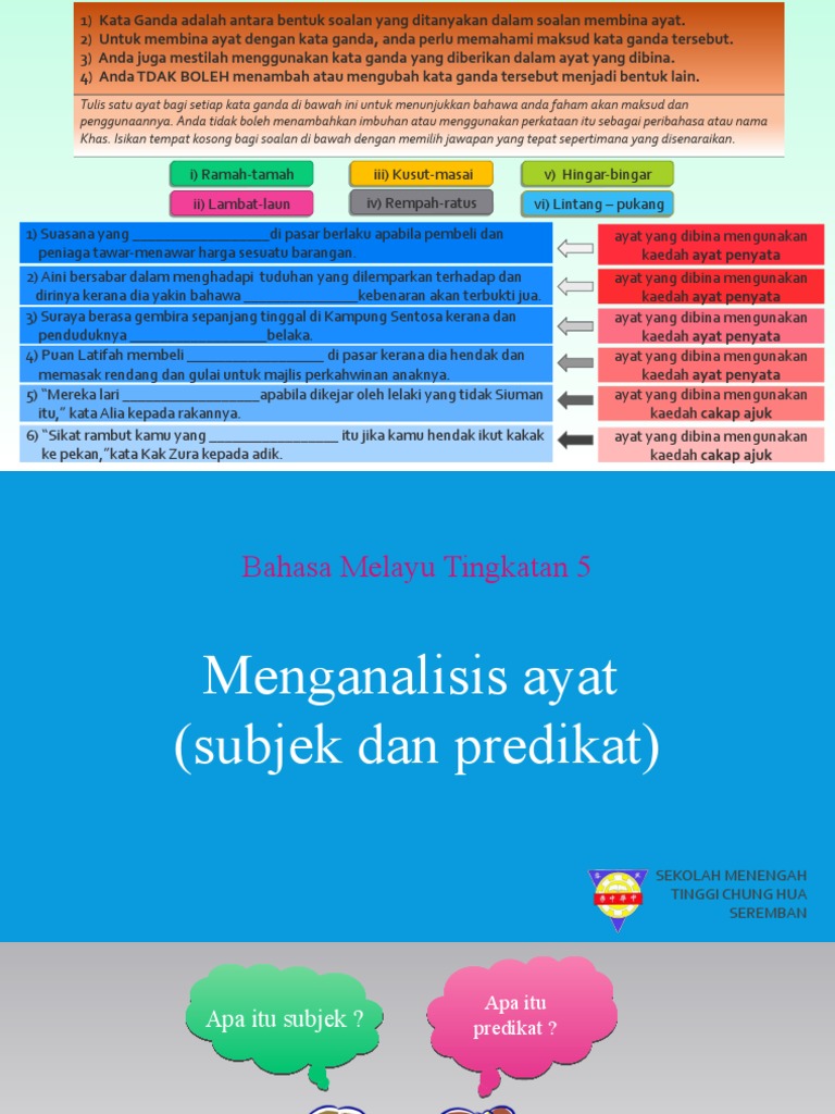 Subjek Predikat | PDF