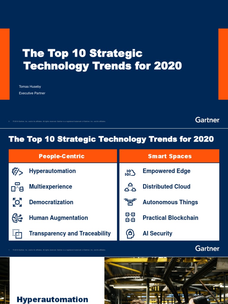 The Top 10 Strategic Technology Trends For 2020: Tomas Huseby Executive ...