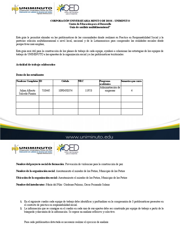 Guía de Análisis Multidimensional" | PDF | Internet