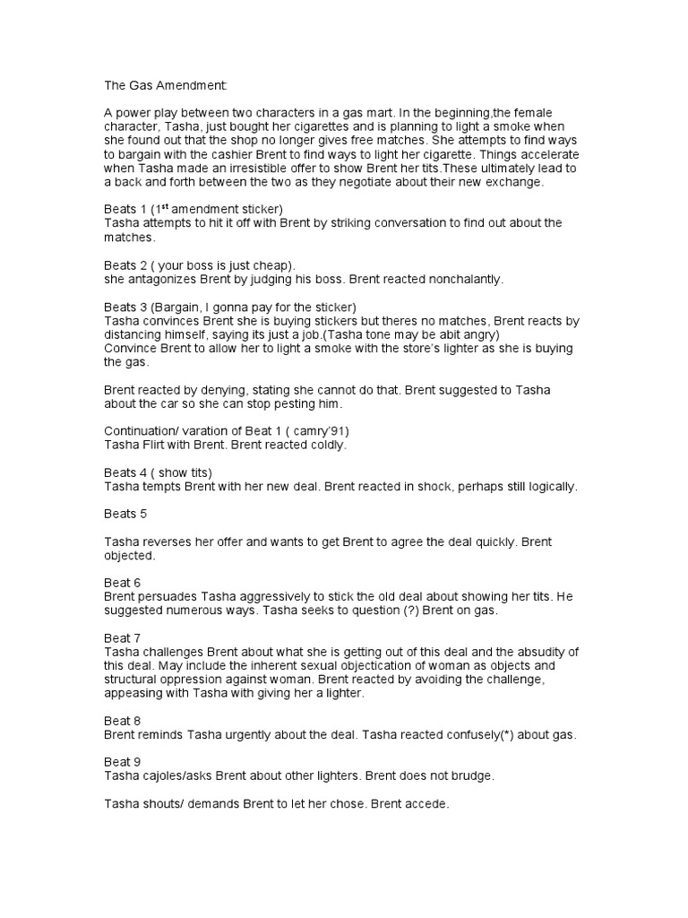 The Gas Amendment Analysis | PDF