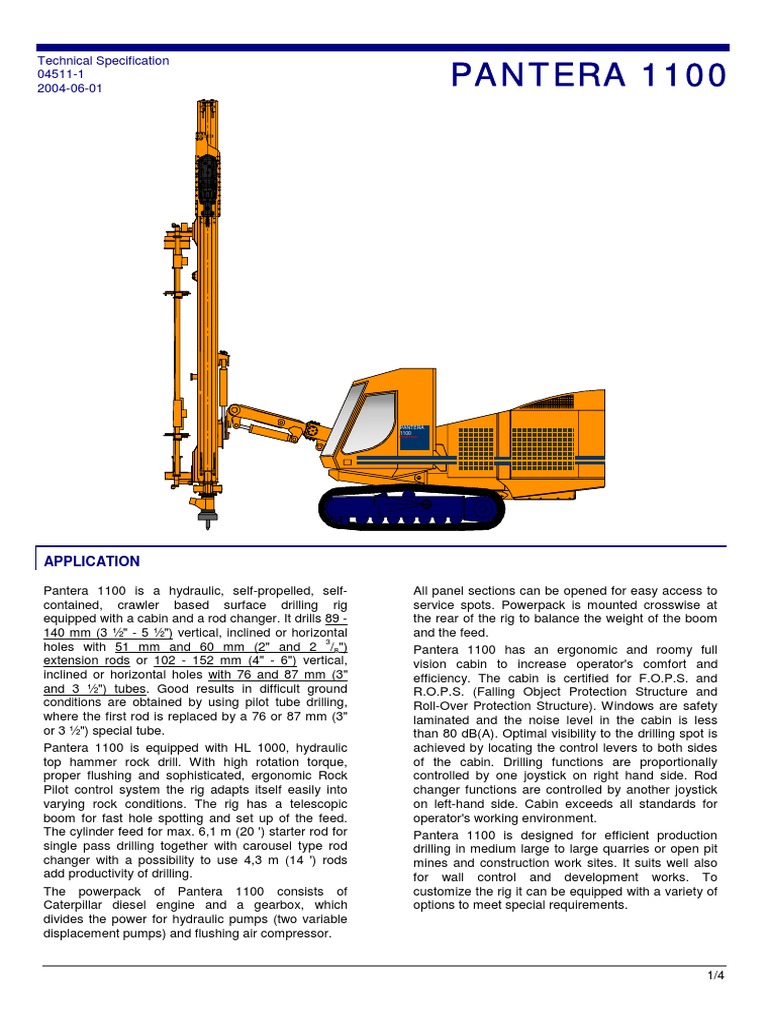 Specifications PDF | PDF | Drilling Rig | Truck