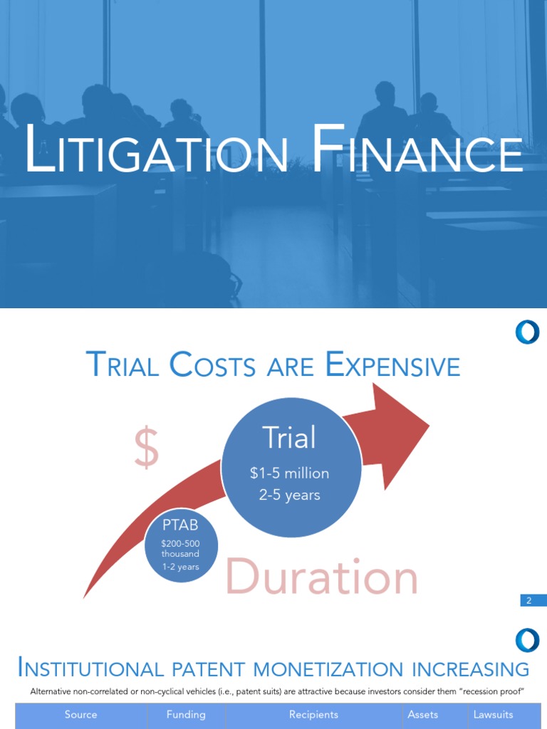Patent Litigation Finance - Oct2020 | PDF | Lawsuit | Business