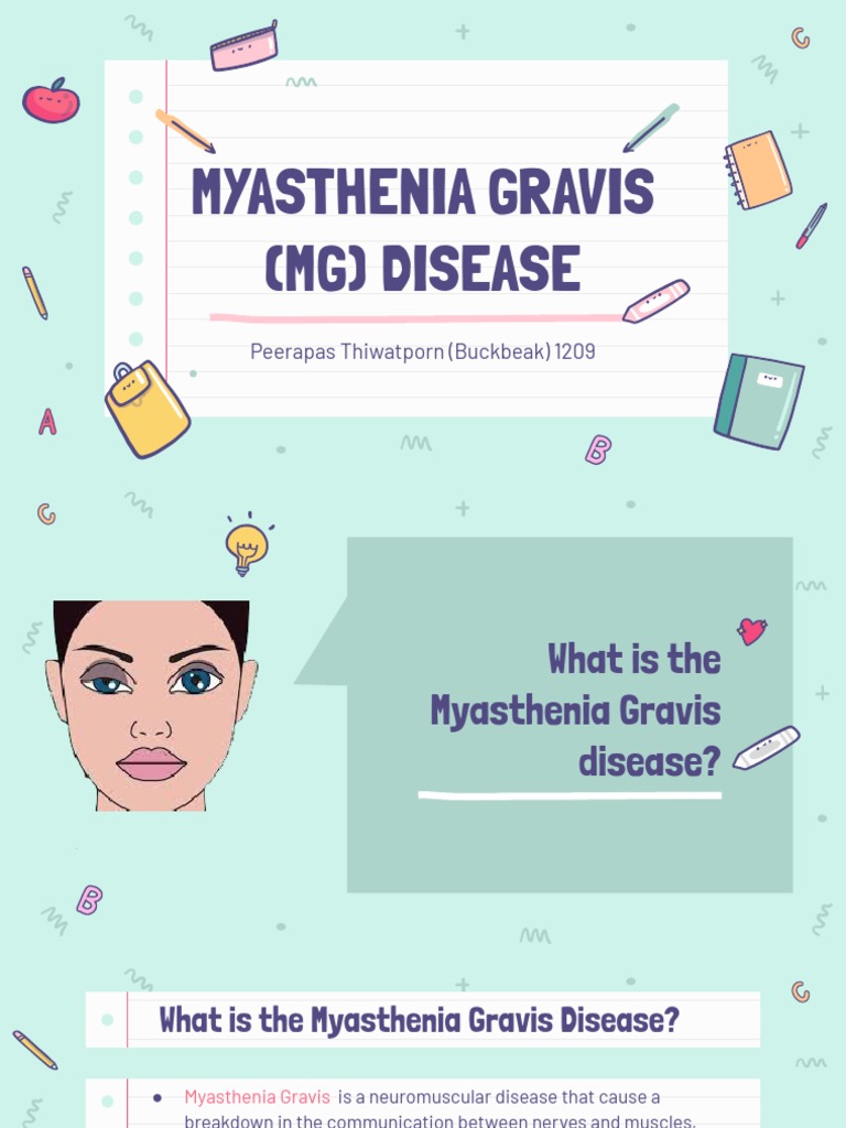 Myasthenia Gravis Disease | PDF | Clinical Medicine | Diseases And ...