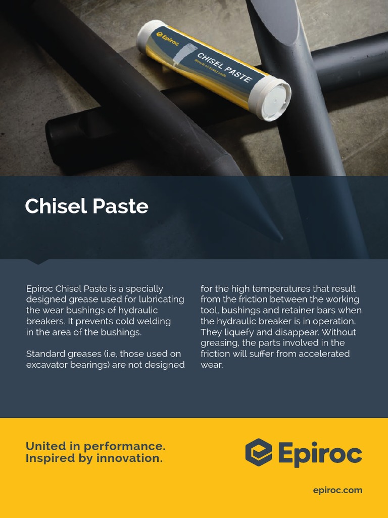 Chisel Paste: United in Performance. Inspired by Innovation | PDF ...