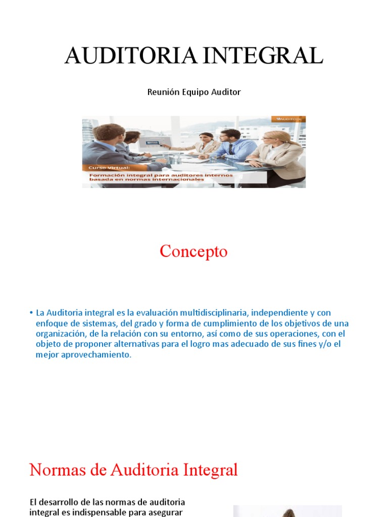 Auditoria Integral - Introduccion | PDF | Auditoría | Contralor
