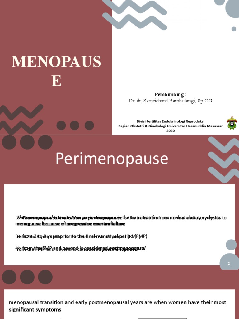 Menopause | PDF | Menopause | Menstrual Cycle