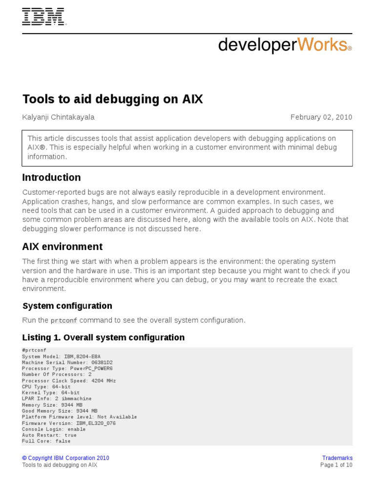 Au Debugtools PDF | PDF | Debugging | Computer Program